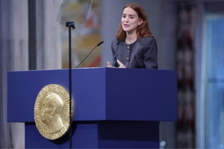El discurso de María Corina Machado que leyó su hija al recibir el ...