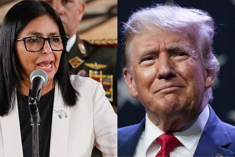 Delcy Rodríguez desafía a Trump: Aquí hay presidenta encargada en ...